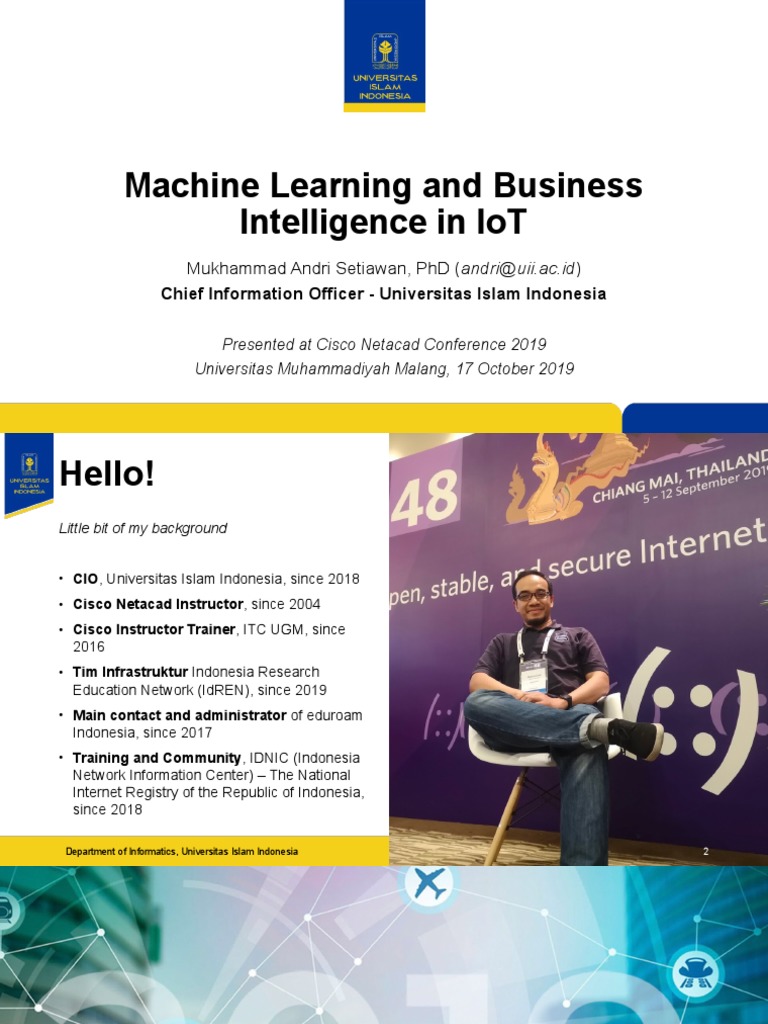 Machine Learning in IoT | PDF | Internet Of Things | Machine Learning