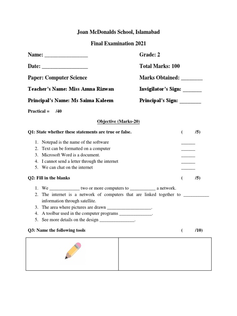 Grade 2 | PDF | Internet | Computer Science