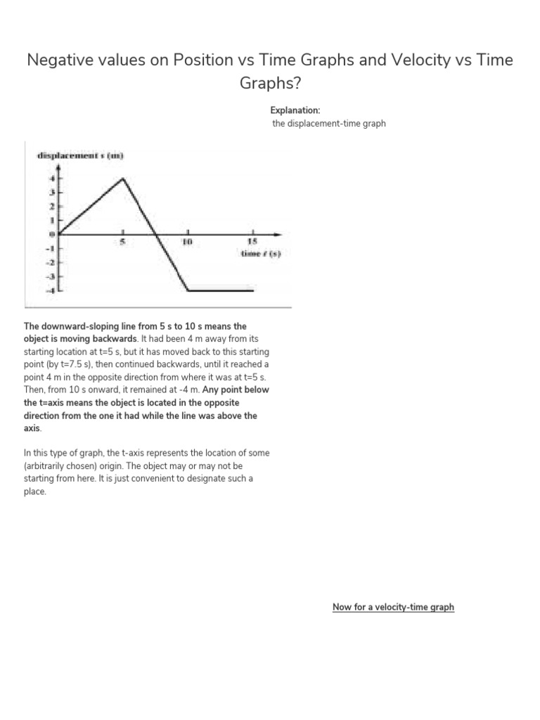 Physics Velosity Time Graph - JPG | PDF | Velocity | Mechanics