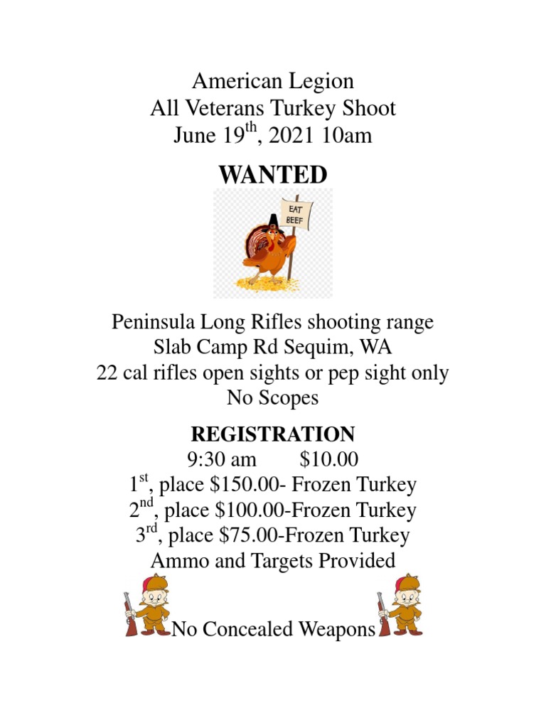 Veterans Turkey Shoot Event in Sequim | PDF