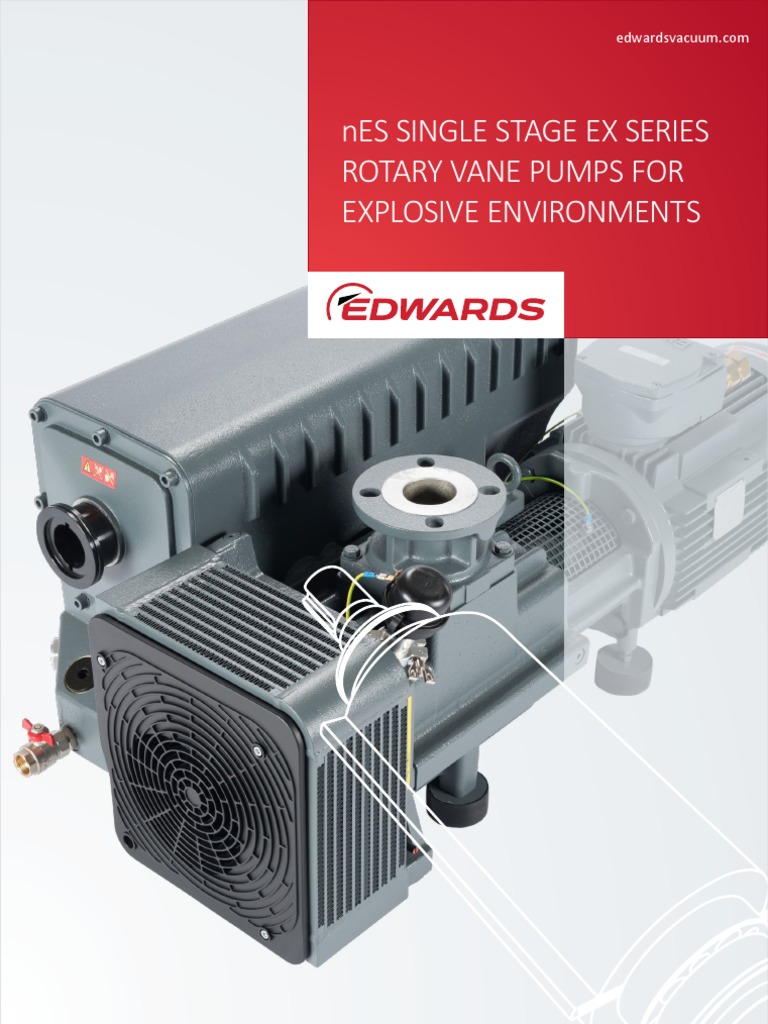 Nes Ex Series Single Stage Rotary Vane Pumps Brochure Old | PDF ...
