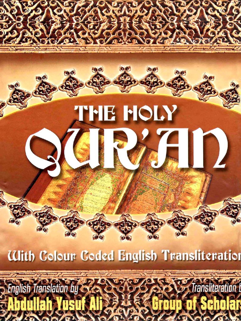 The Holy Quran With Colour Coded English Transliteration and ...