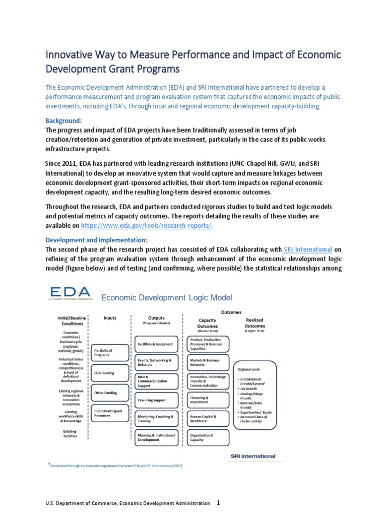 EDA New Evaluation System | Download Free PDF | Program Evaluation ...