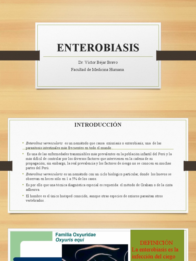 Enterobiasis: Características, diagnóstico y tratamiento de la ...