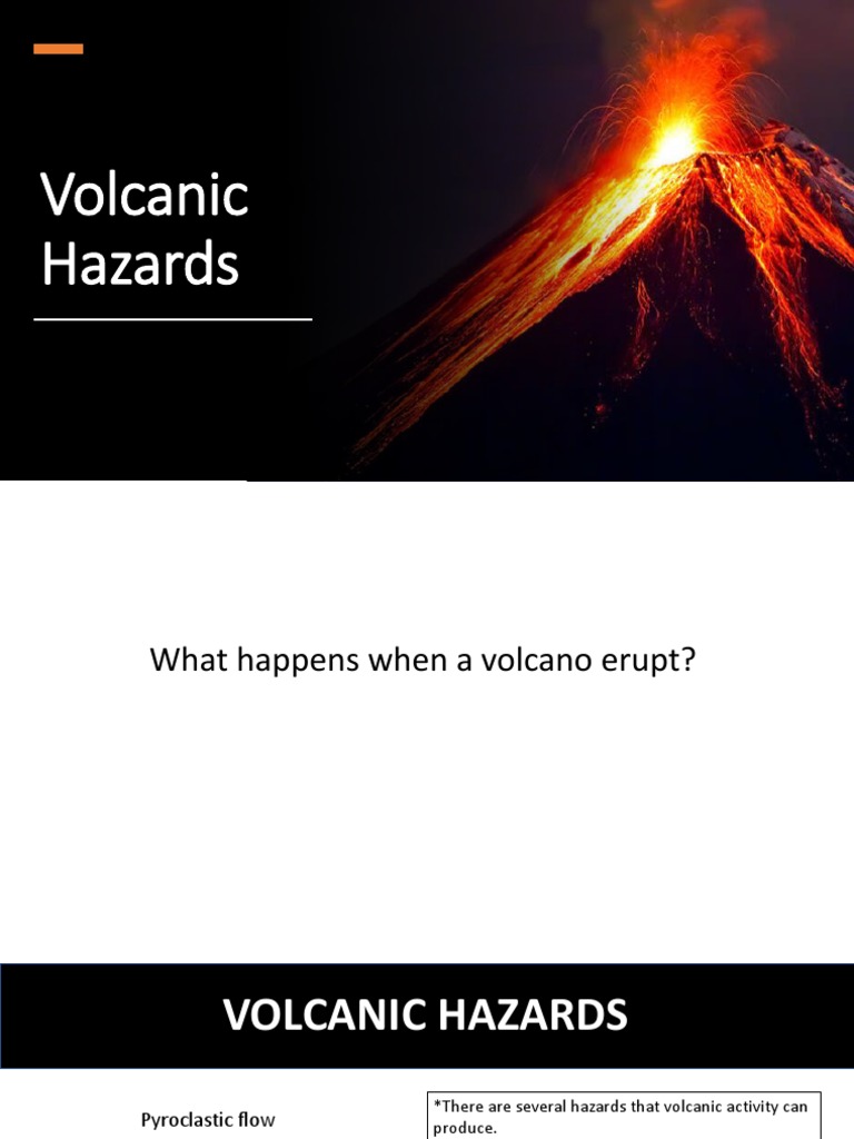 POWERPOINT - Volcanic Hazards | PDF | Volcanic Ash | Volcano