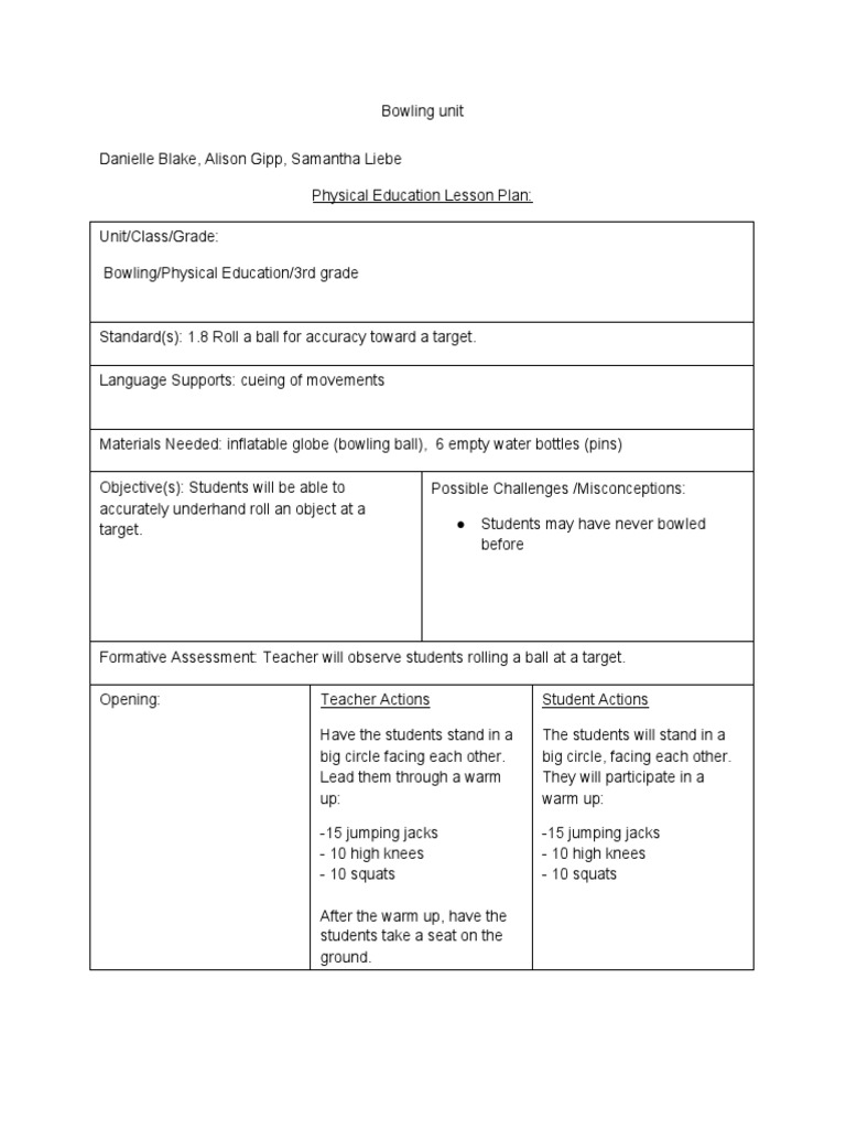 Physical Education Lesson Plan | PDF | Lesson Plan | Human Nature
