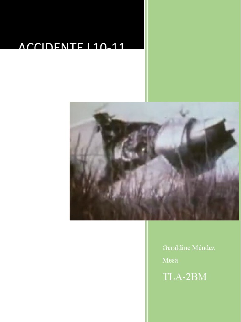 Accidente 401 Lockheed l1011 | PDF | Cabina | Aeronáutica