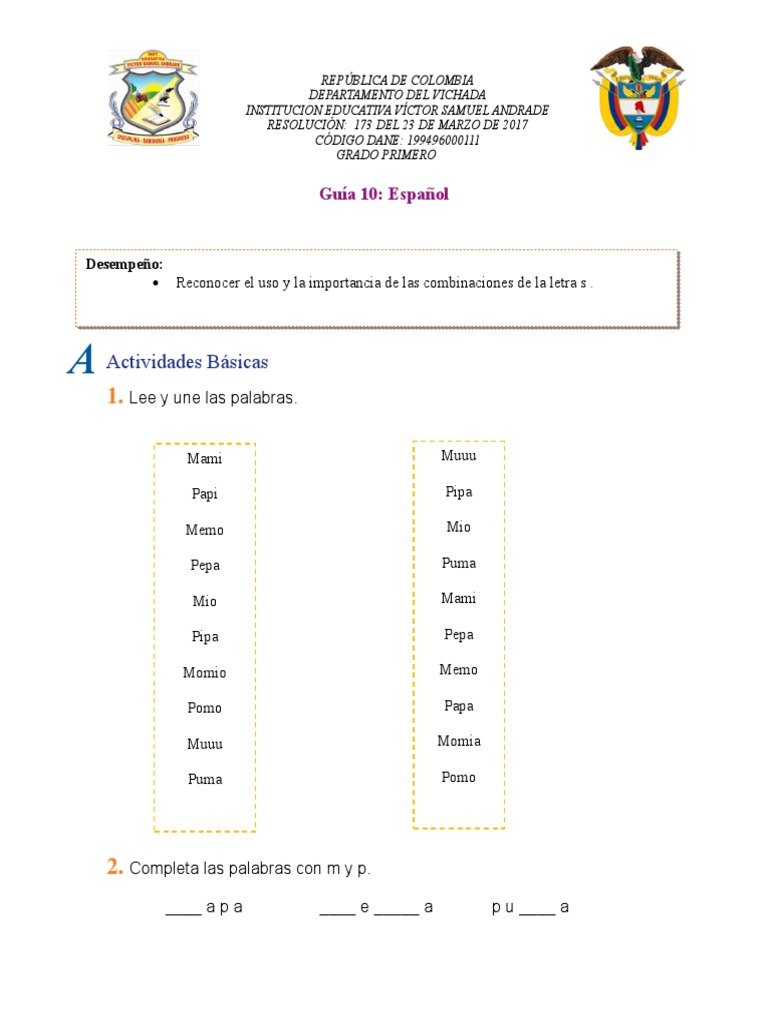 Guía 10 Español | PDF