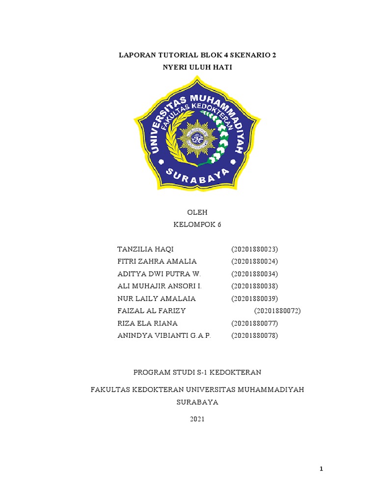 Laporan Tutorial Blok 4 Skenario 2 | PDF