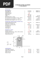 Trunnion & Tailing Lug Design | PDF | Bending | Stress (Mechanics)