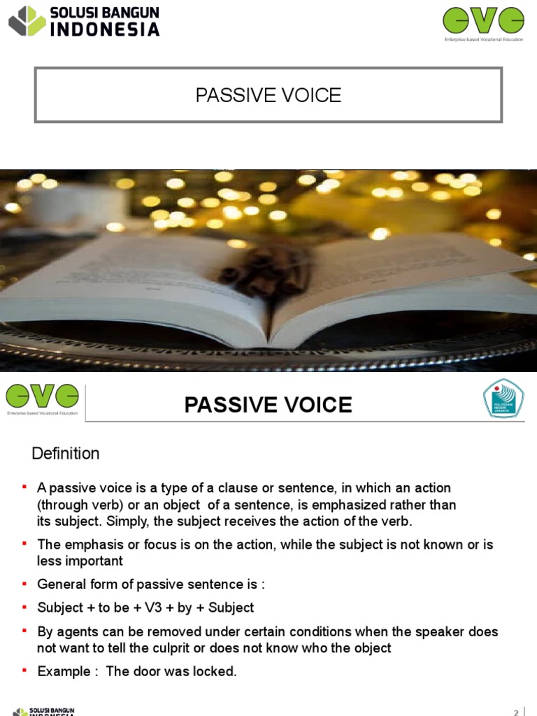 Understanding Passive Voice in Education | PDF | Subject (Grammar ...