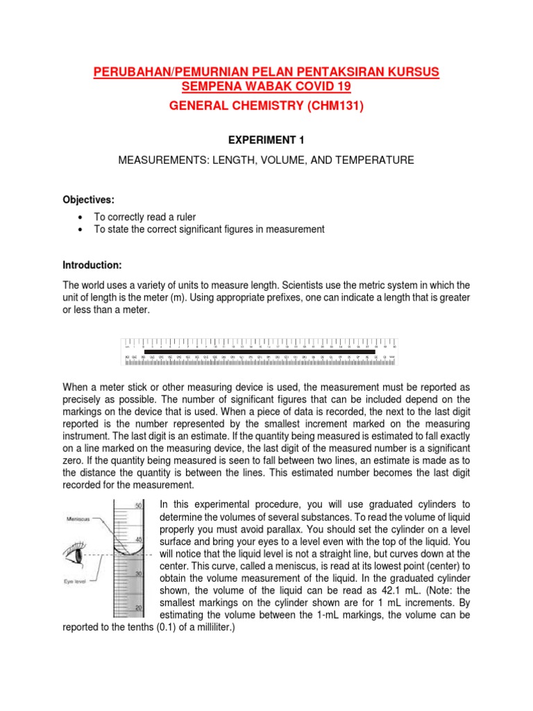 Exp 1 Measurement Manual and Datasheet Oct2020 | PDF | Significant ...