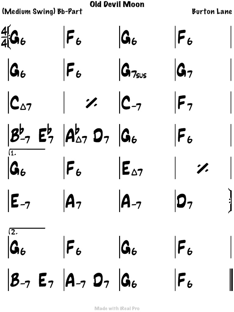 Old Devil Moon | PDF