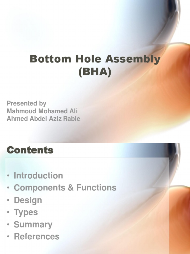 Bottom Hole Assembly 1619966783 | PDF | Drilling | Mechanical Engineering