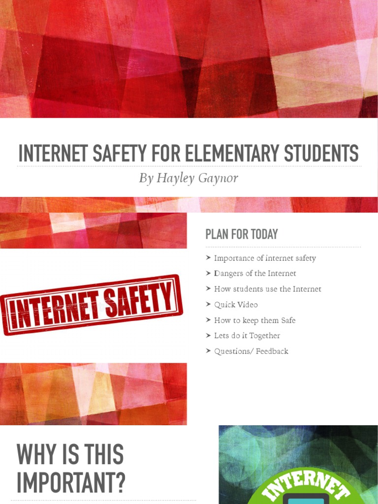 Internet Safety For Elementary Students: by Hayley Gaynor | PDF ...