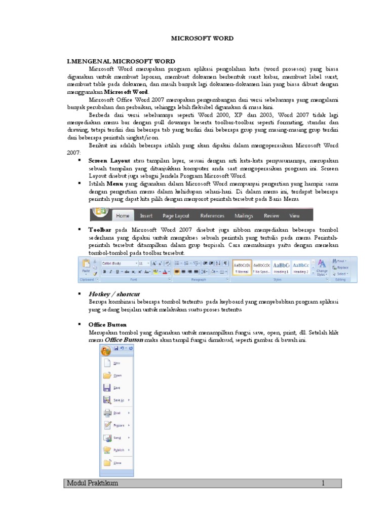 Ms Office | PDF | Karier & Perkembangan
