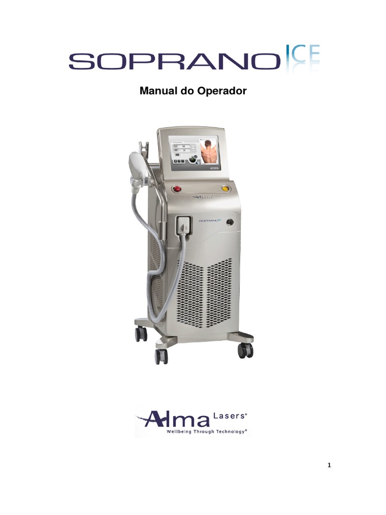 Manual de Operação Soprano Ice - 180814 | PDF | Laser | Diodo