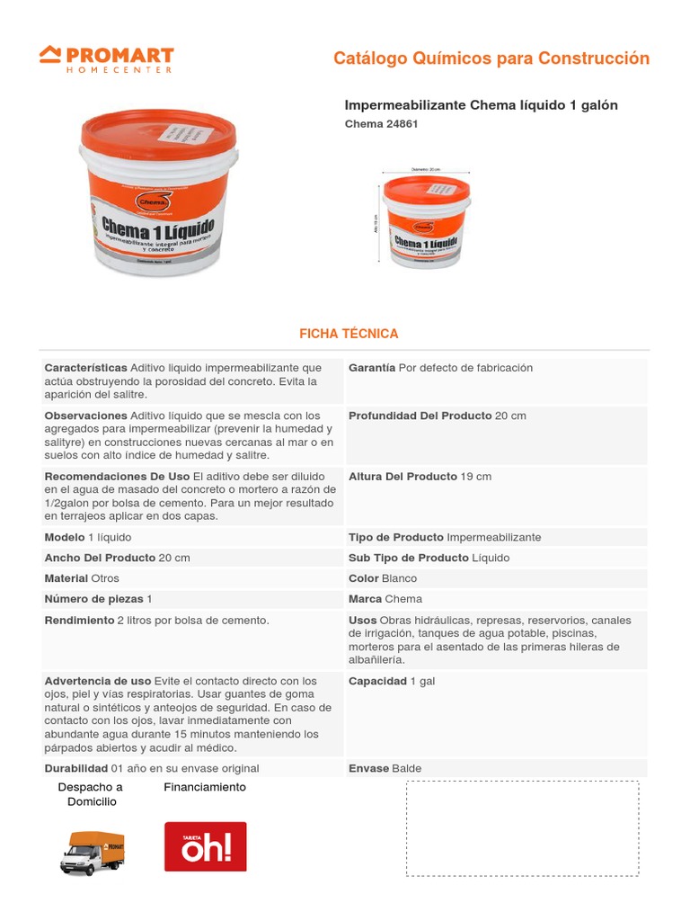 Impermeabilizante para Concreto | PDF