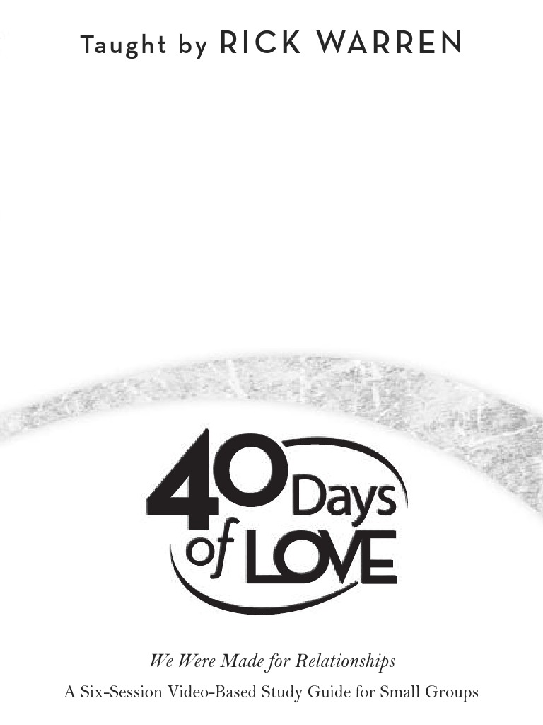 40 Days of Love - Lesson 1 | Love | Prayer | Free 30-day Trial | Scribd