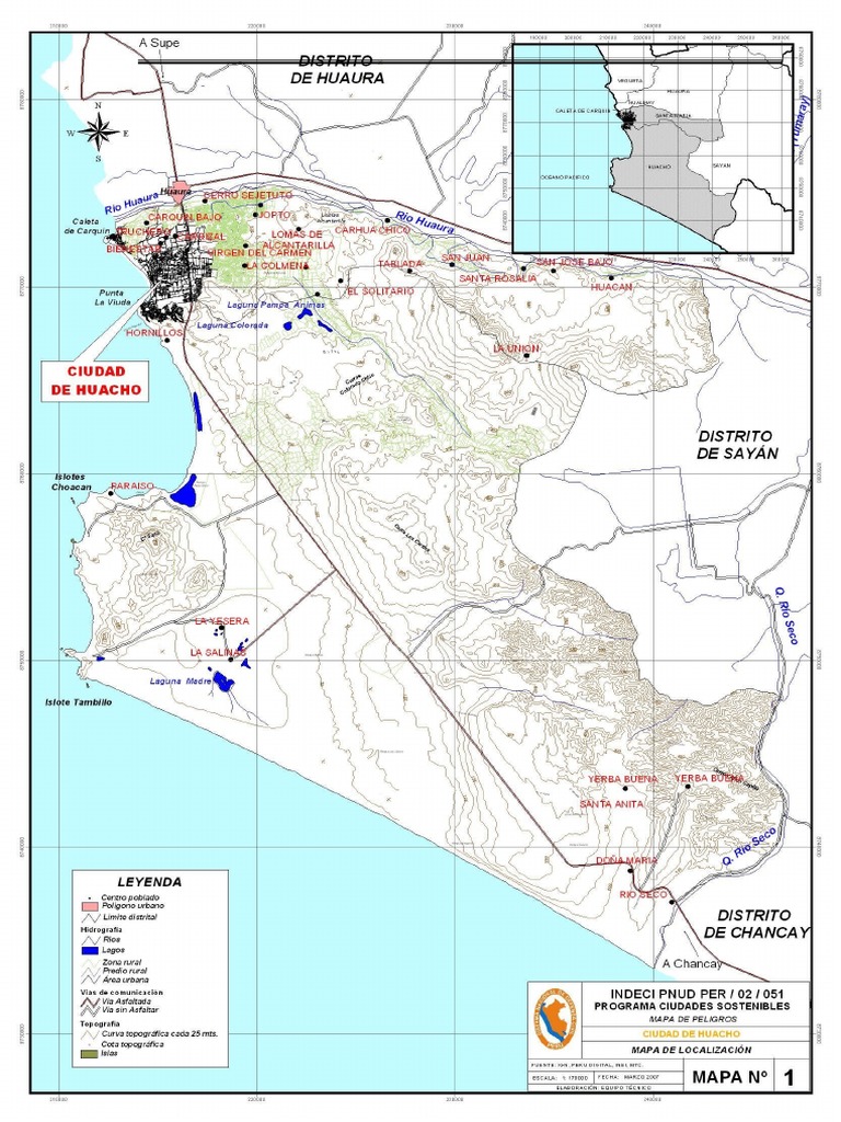 Huacho Pdu Completo Mapas Solos Pdf