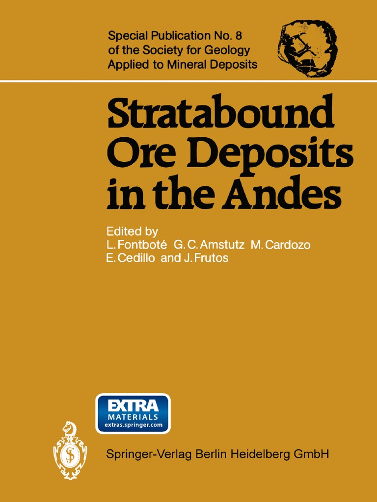 (1990) - Stratabound Ore Deposits in The Andes | PDF | Andes | Geology