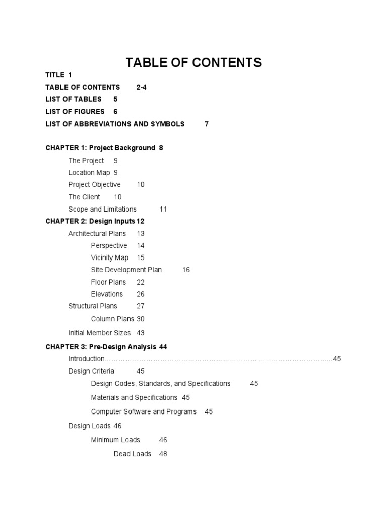 Title 1 2-4 List of Tables 5 List of Figures 6 List of Abbreviations ...