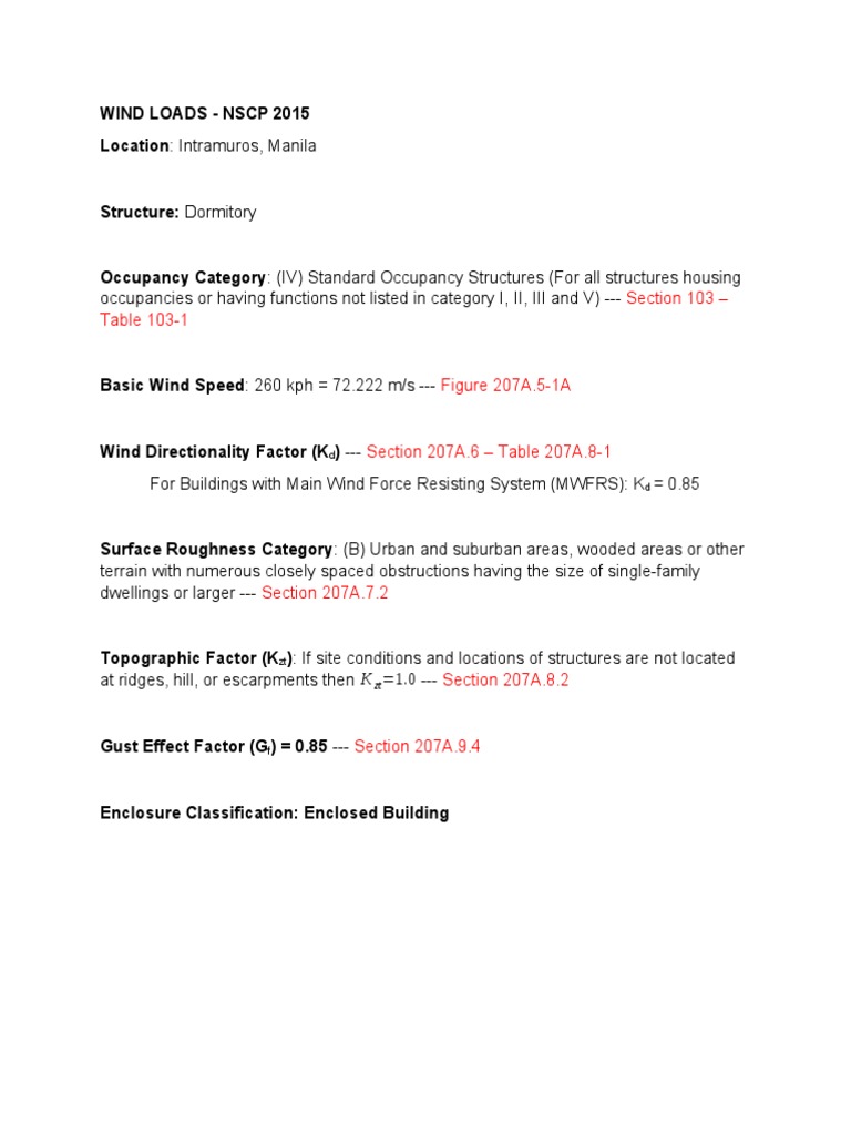 Wind Load Dorm | PDF | Windward And Leeward | Wound