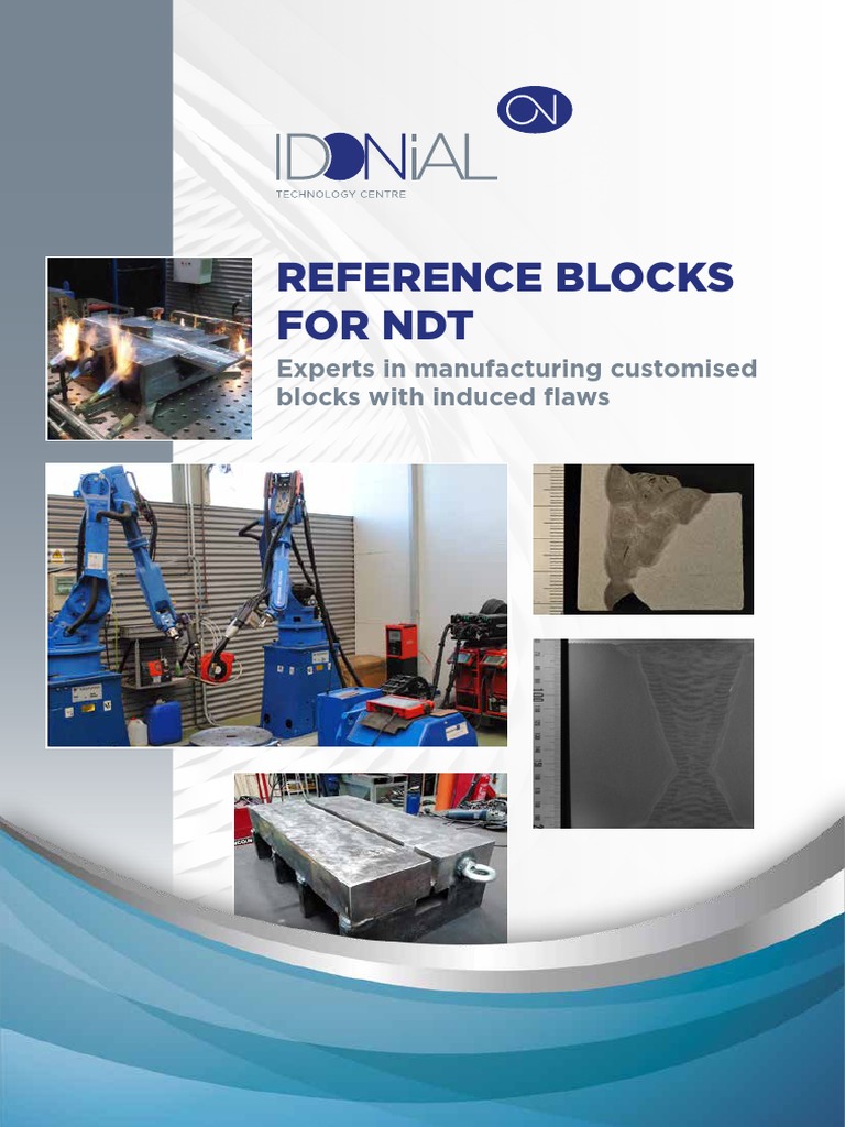 Dossier Idonial-Reference Blocks For NDT | PDF | Nondestructive Testing ...