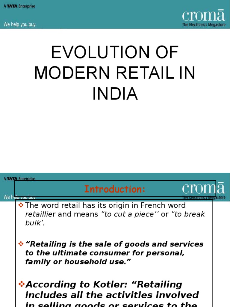 Croma | PDF | Retail | Department Store