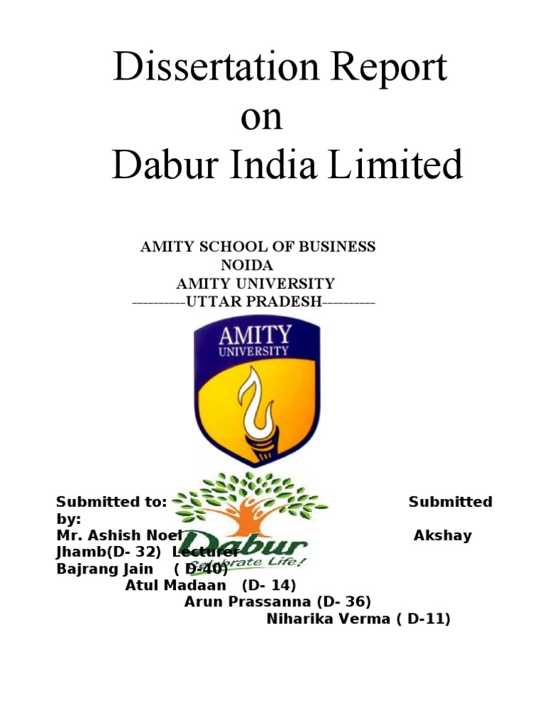 DABUR Project | PDF | Ayurveda | Energy Conservation