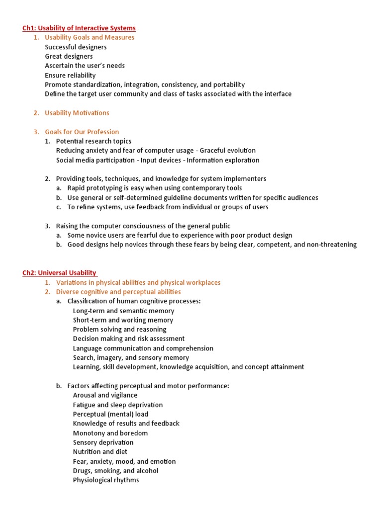 Usability Goals and Measures: Ch1: Usability of Interactive Systems ...