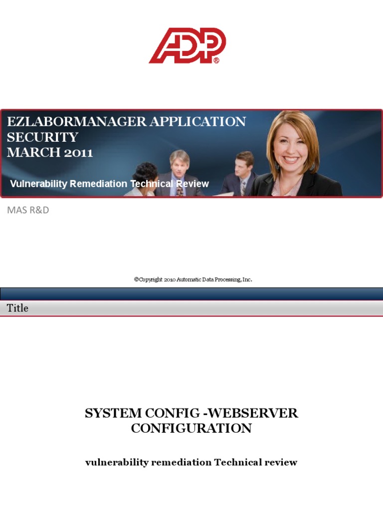System Config Webserver Configuration Pdf Vulnerability Computing