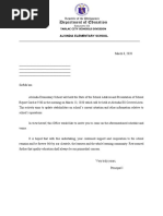 Request Letter For SOA | PDF