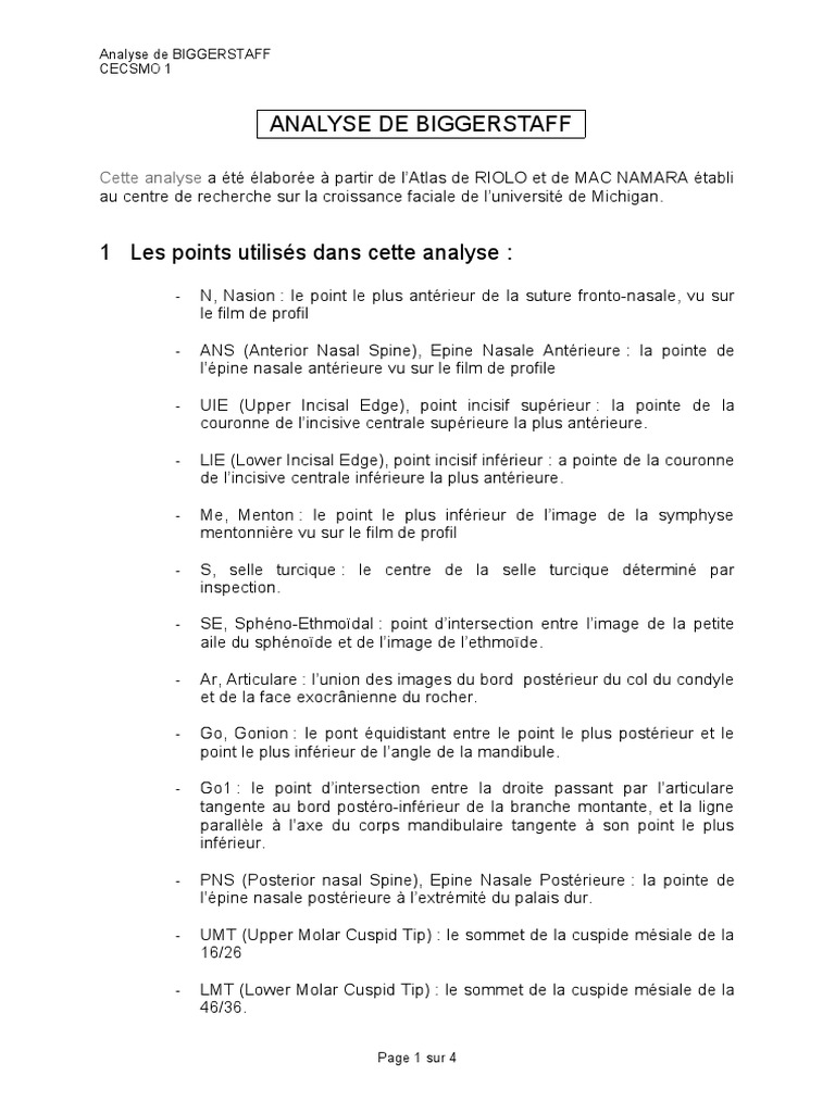 Analyse du syndrome de Biggerstaff | PDF | La nature | Enseignement des ...