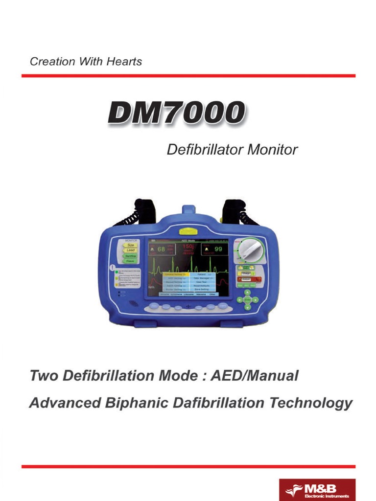 Defibrilator DM7000 M&B | PDF