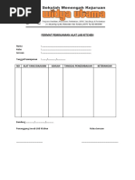 Format Rekap Orderan Kosong | PDF