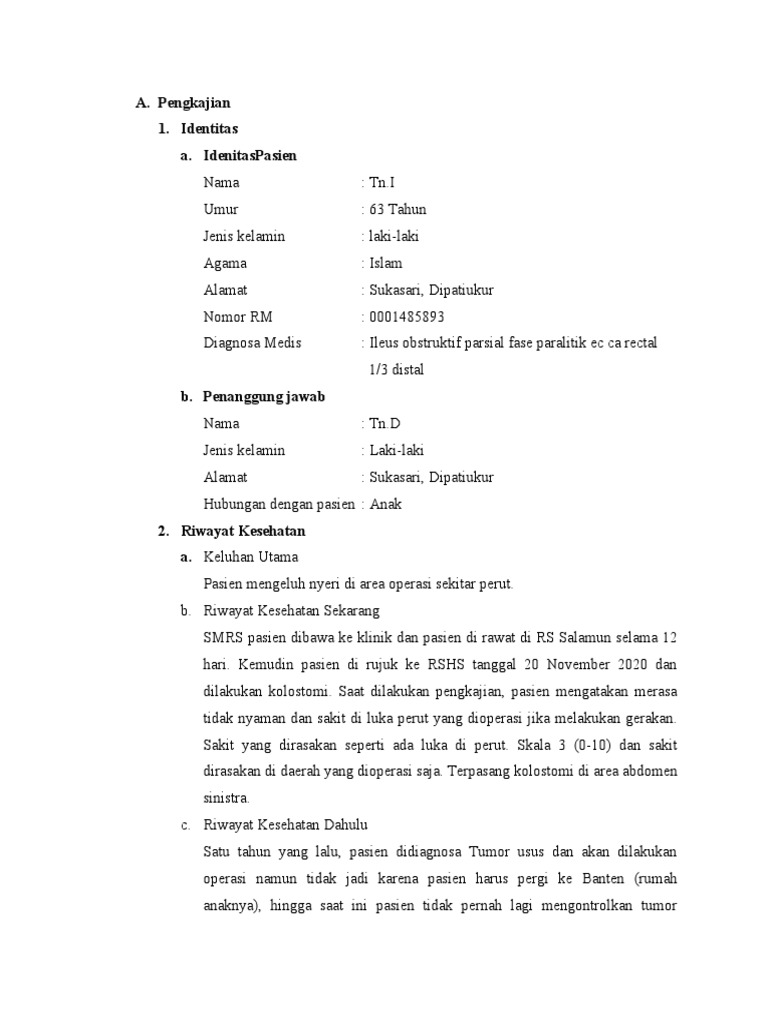 LK Post Ostomi KMB Ii | PDF