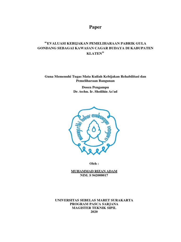 UAS Paper Muhammad Rizan Adam S942008017 | PDF