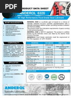 Anderol FGCS-2 HD Food Grade Grease | PDF | Lubricant | Materials