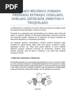 Proceso de Estirado: Tipos y Usos | PDF | Acero | Deformación (ingeniería)