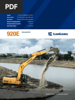 Js205 Tracked Excavator I Specification: Engine | PDF | Brake | Pump