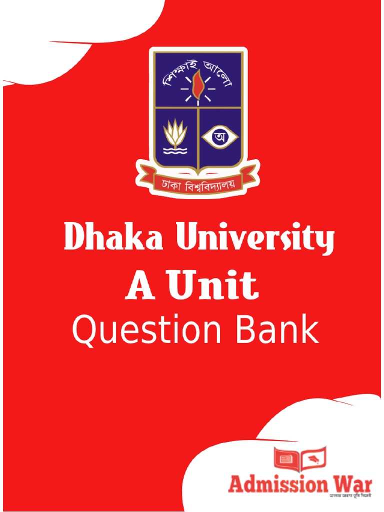 Dhaka University A Unit Question Bank | PDF