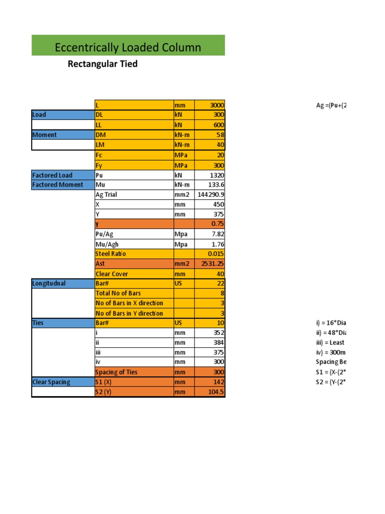 Eccentrically Loaded Column | PDF | Nature