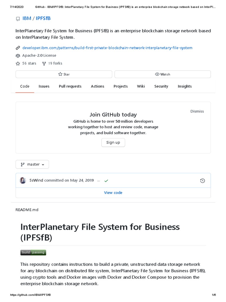 Interplanetary File System For Business (Ipfsfb) | Download Free PDF | Peer To Peer | File System