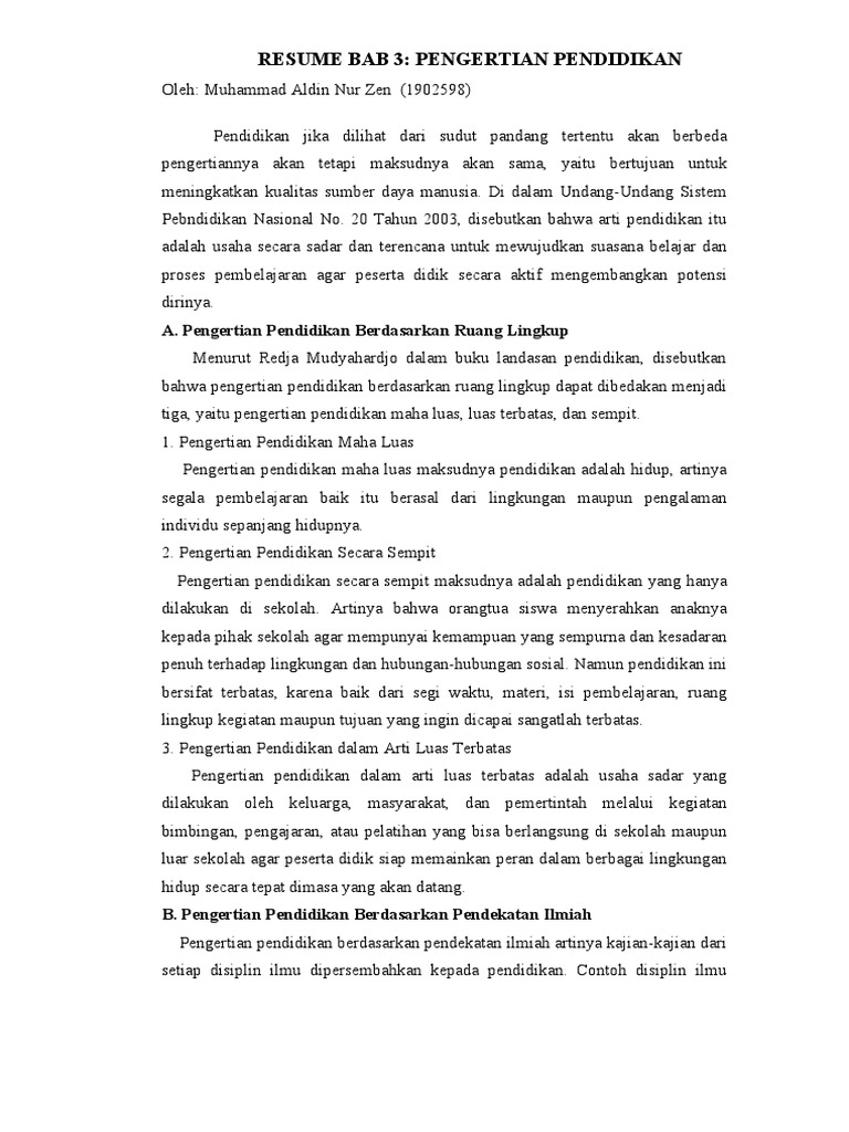 Resume BAB 3 | PDF | Karier & Perkembangan | Ilmu Sosial