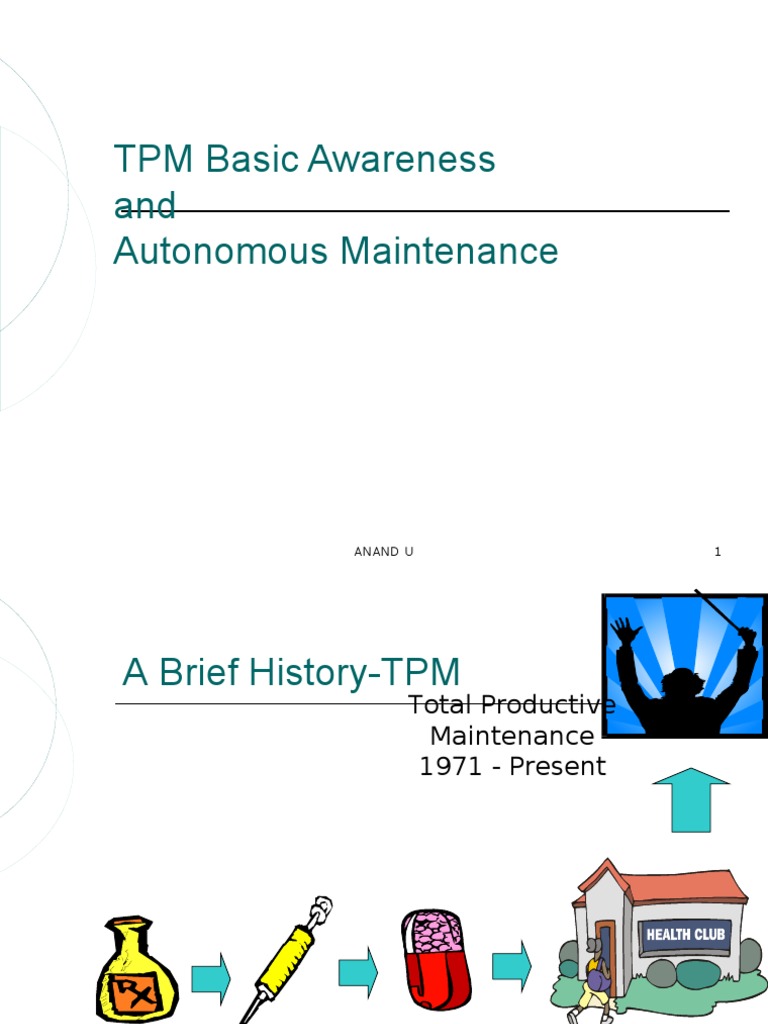 TPM Basics and Am Step 1 To 5 | PDF | Belt (Mechanical) | Machines