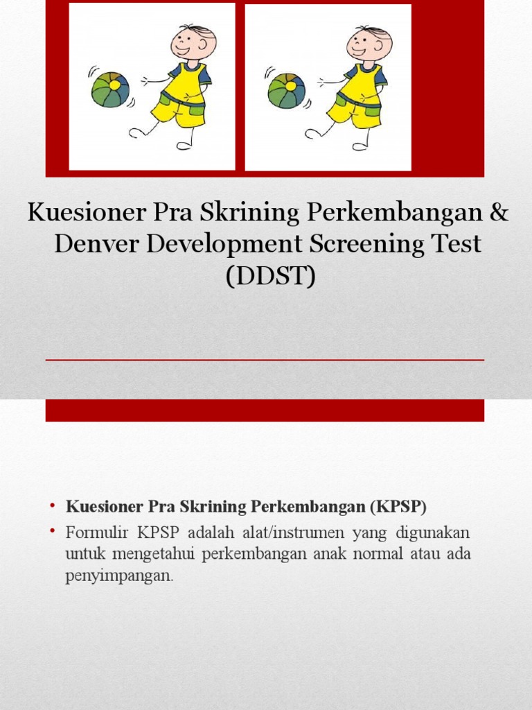 KPSP Dan DDST | PDF