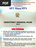 Formulir SPT Masa PPN 1111 Lengkap | PDF
