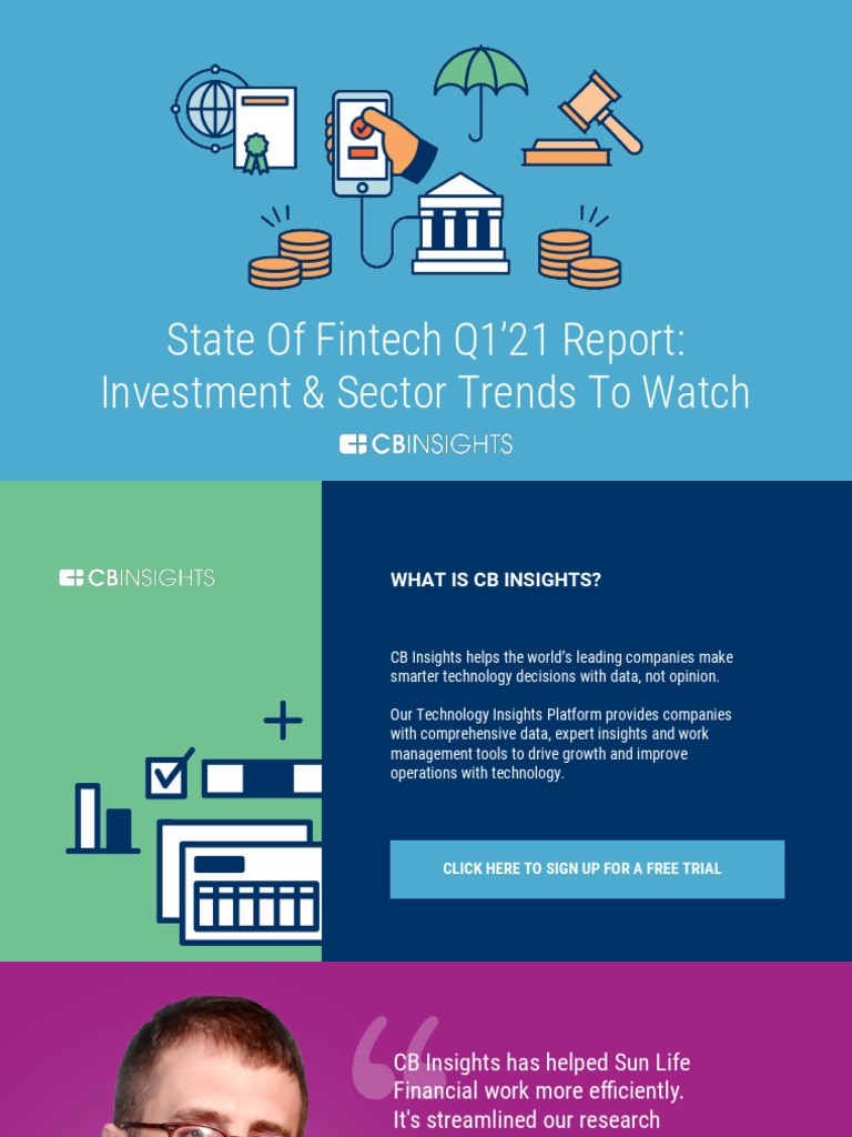 CB Insights - Fintech Report Q1 2021 | PDF | Financial Technology ...