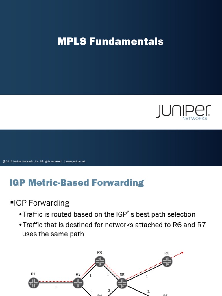 Junos Mpls & VPN | PDF | Multiprotocol Label Switching | Networking